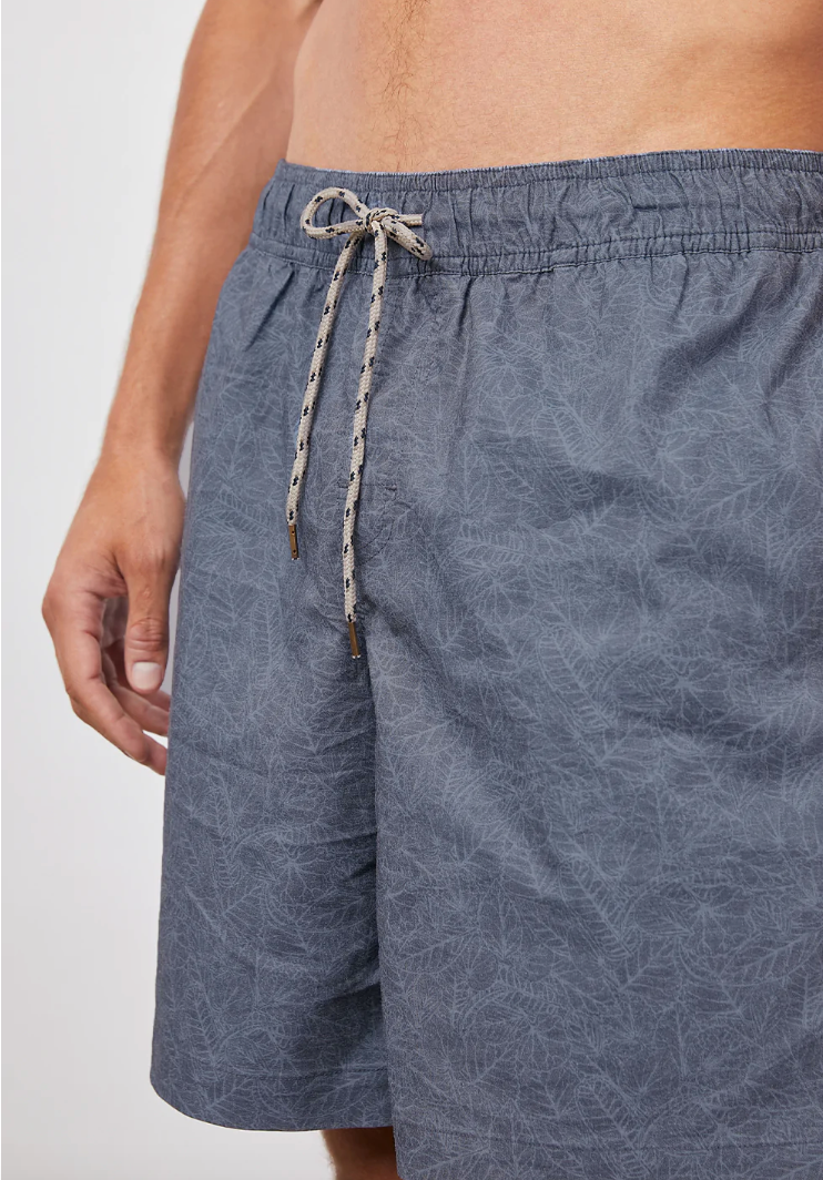 Men's Rainforest Aqua Blue Stretch Swim Trunks XL - Swim